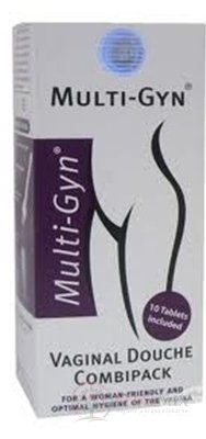 MULTI-GYN VAGINAL Doucha Combipack pomůcka na výplach pochvy + 10 tablet, 1x1 set | Vitalmix.cz