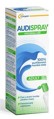 Cooper AUDISPRAY HYGIENA UŠÍ ADULT ušní sprej 1x50 ml | Vitalmix.cz